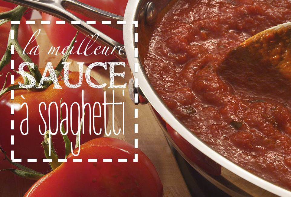 La meilleure sauce à spaghetti et ses épices secrètes (style El Mamia ...