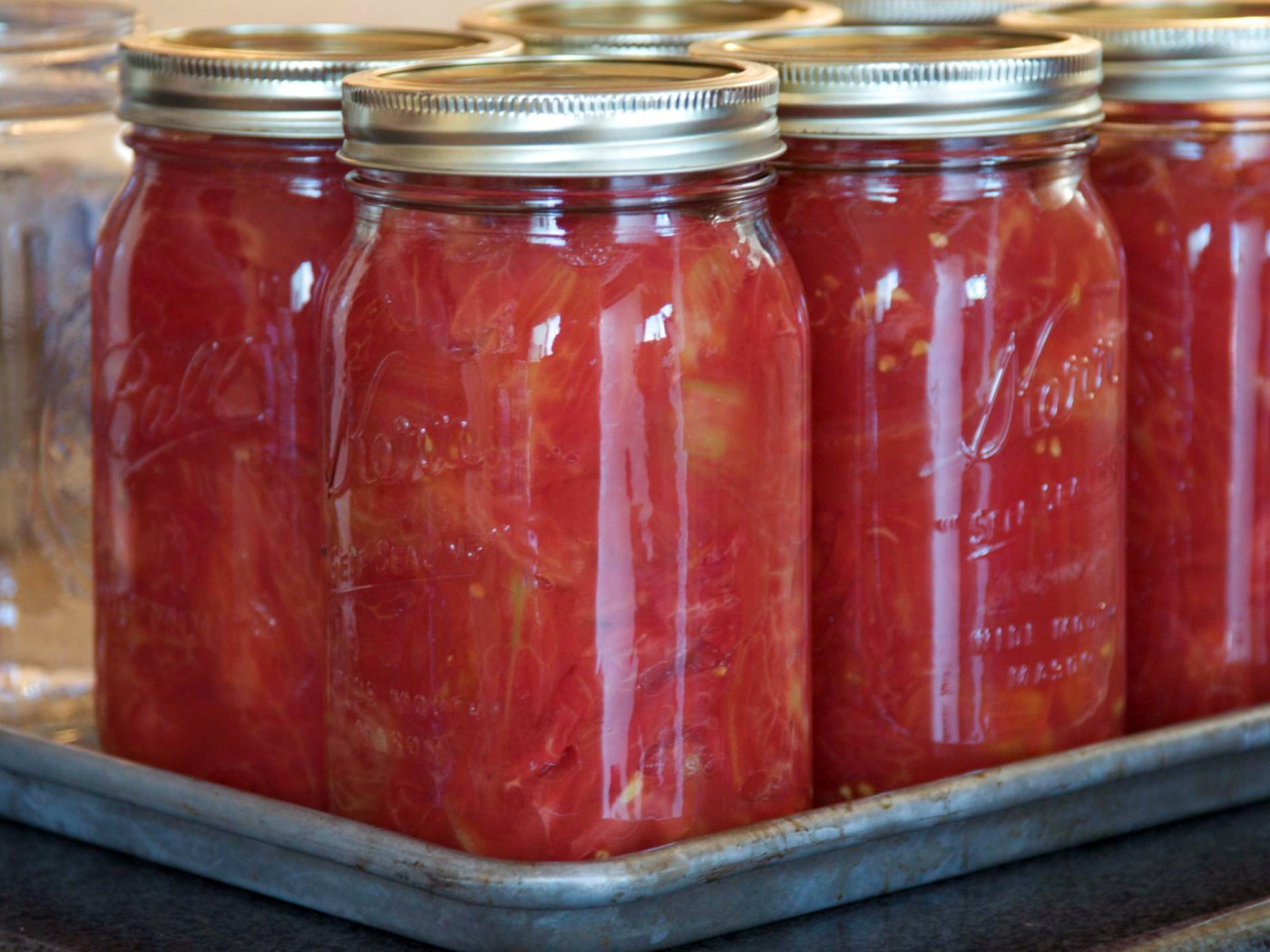 Conserves de tomates en pots de verre – Recette de base